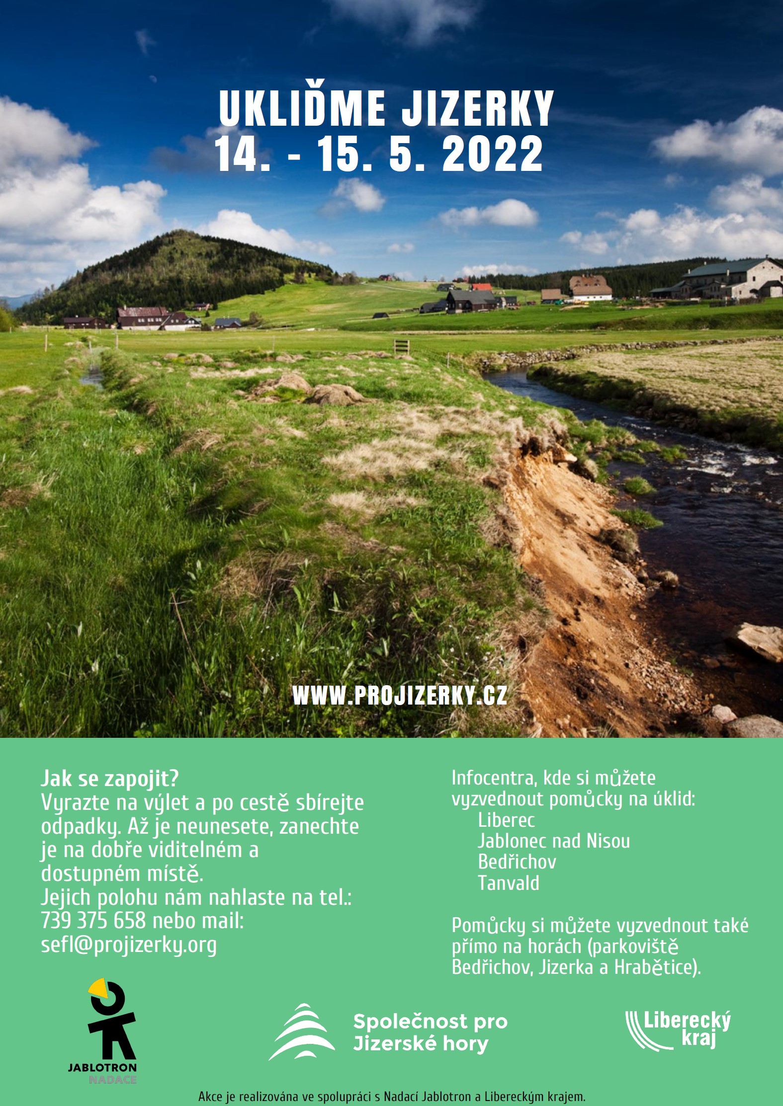 Ukliďme Jizerky – jaro 2022 – Společnost pro Jizerské hory